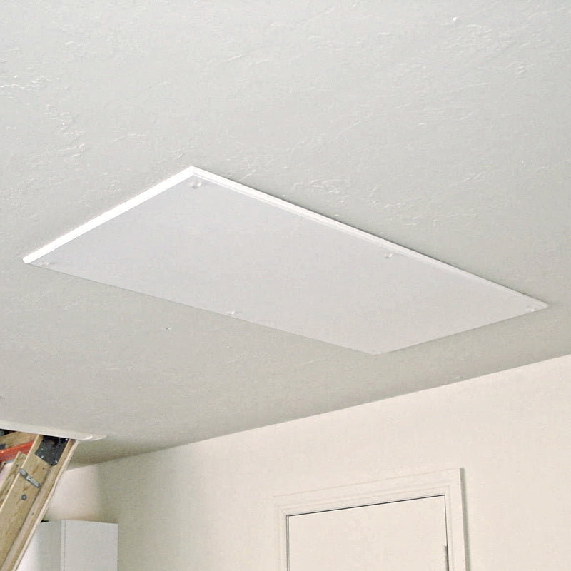 Versa Lift 30 Minute Fire Rated Ceiling Cover Door — Open Door Garage